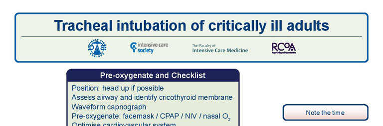 Airway Management in Critical Care